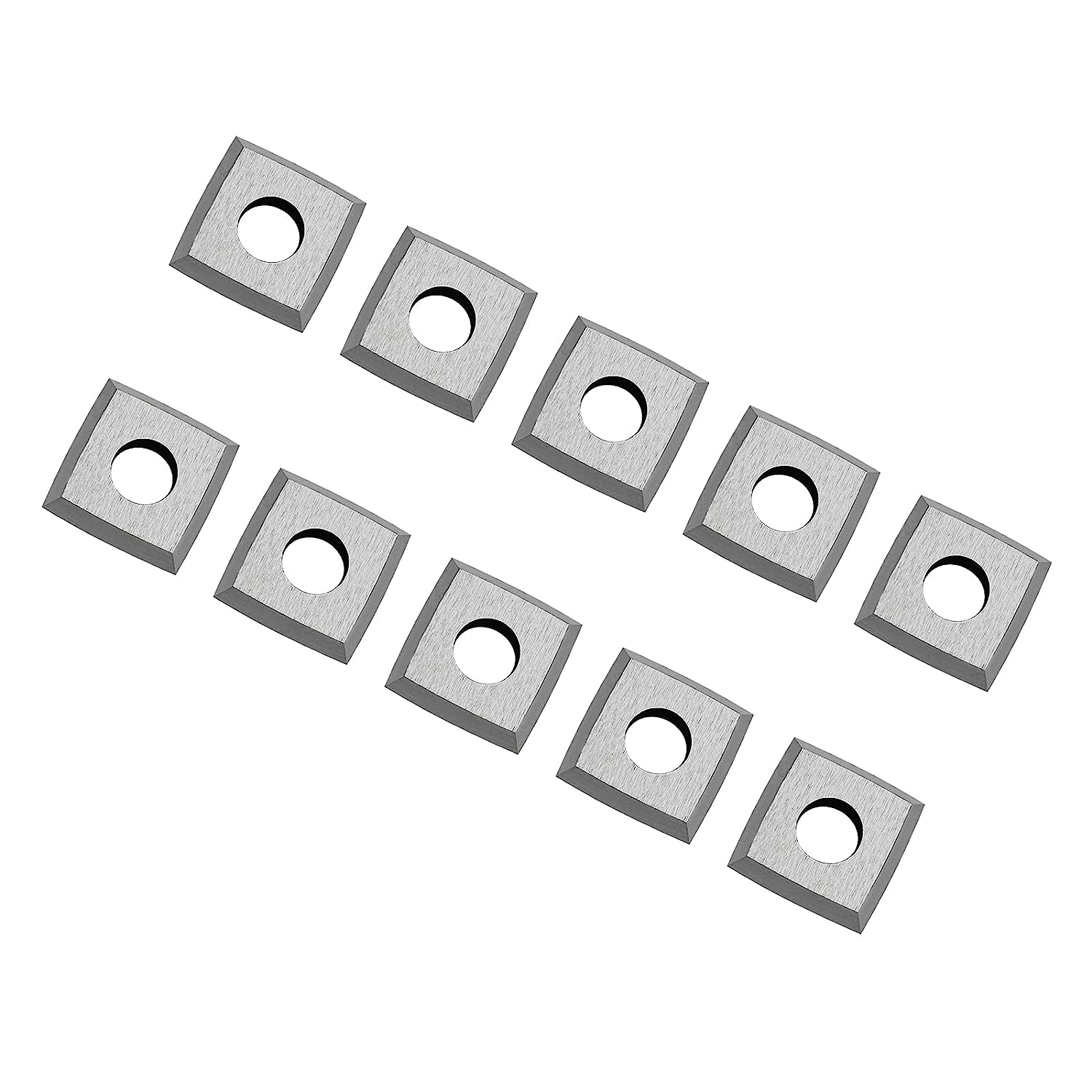 FOXBC 15mm Carbide Inserts 4"R Indexable for All Byrd Shelix Planer Cu