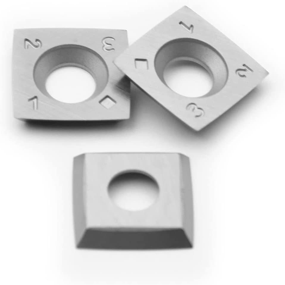 FOXBC 15mm Carbide Inserts 4"R Indexable for All Byrd Shelix Planer Cu