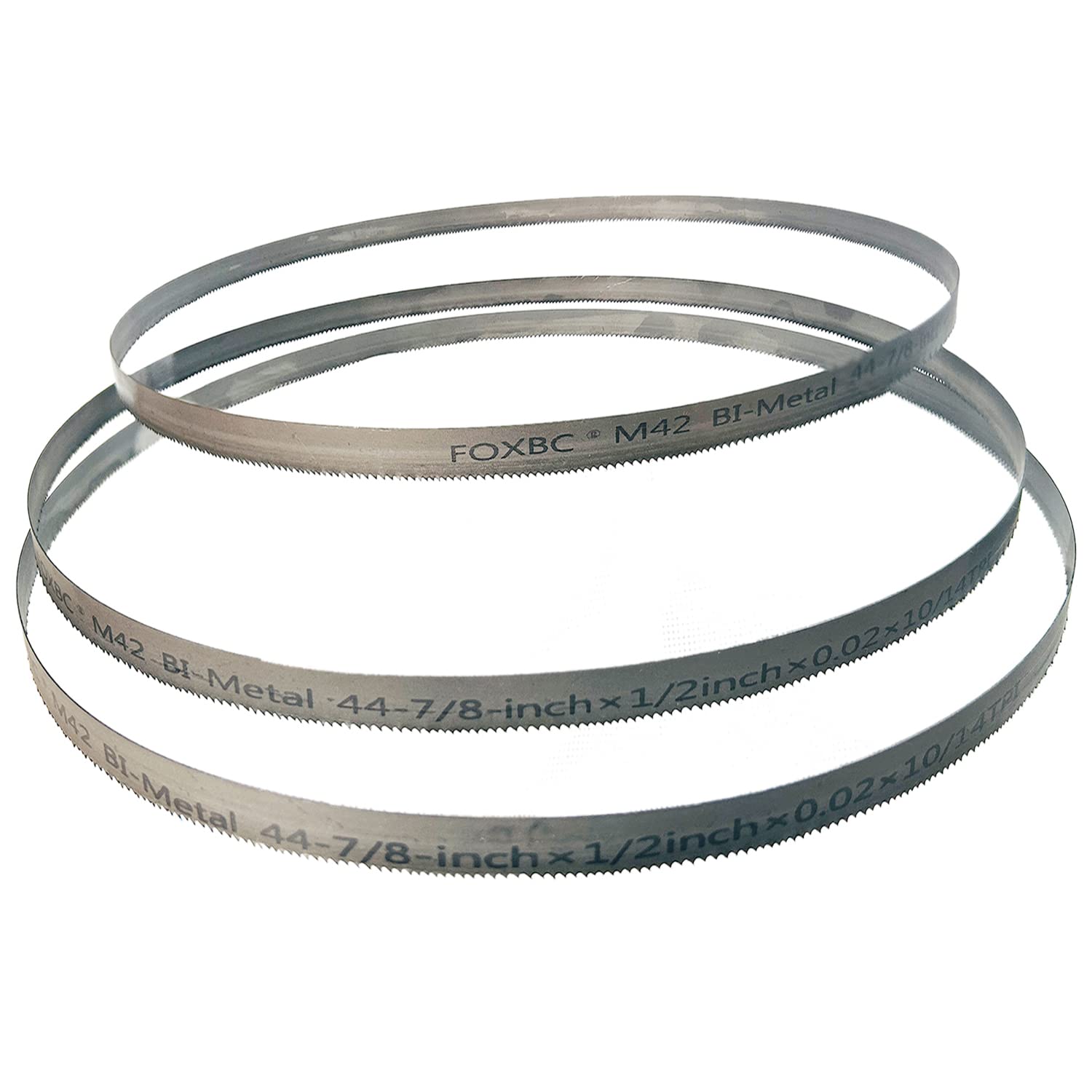 FOXBC 44-7/8-inch Bandsaw Blade 10/14 TPI for DeWalt DCS374B DWM120K,