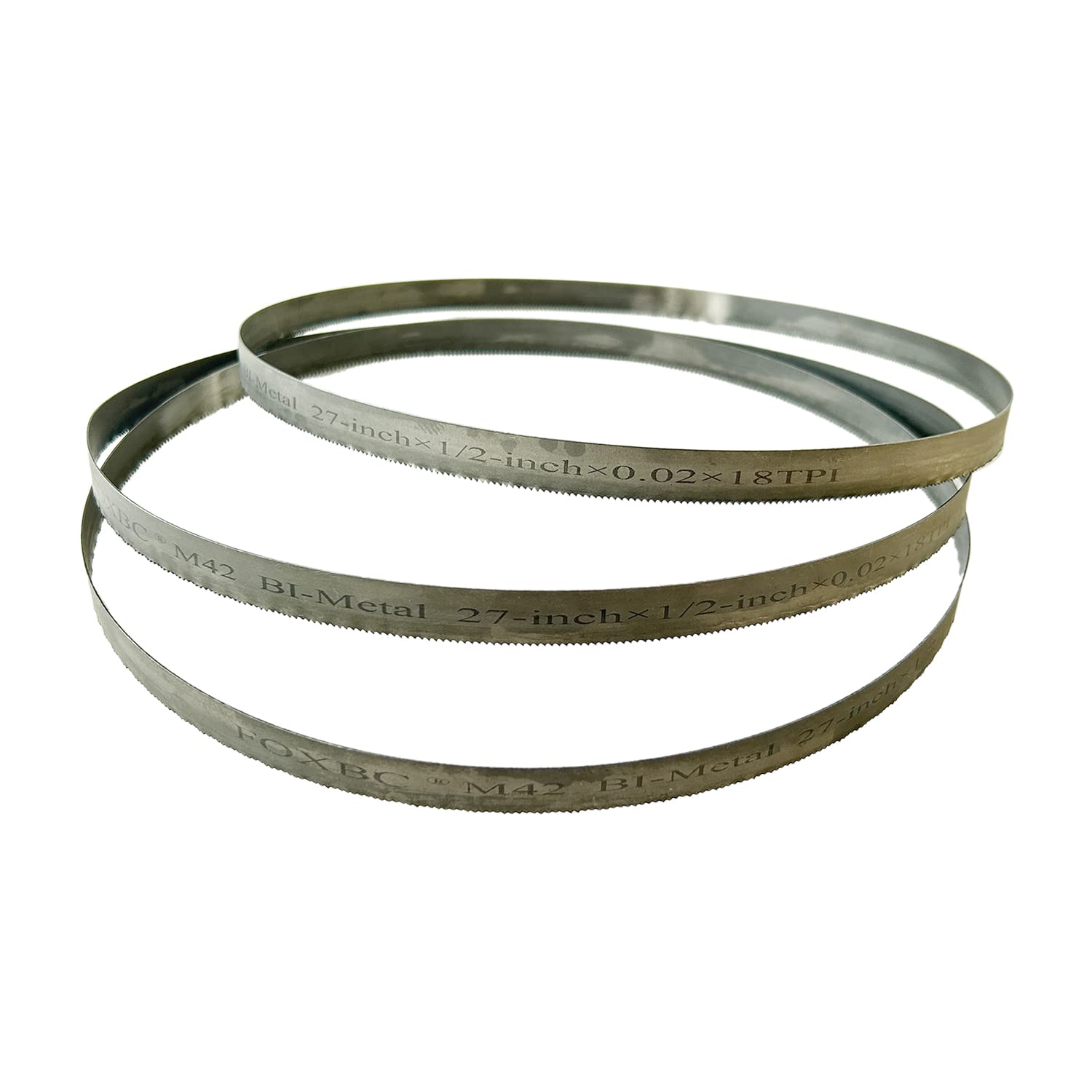 FOXBC 27 Inch Bandsaw Blades 18 TPI for Milwaukee 48-39-0572 Portable